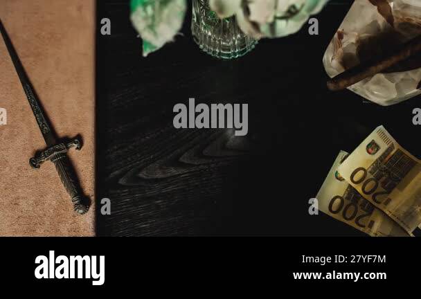Milan, Italy 1 January 2025: Businessman is counting a stack of euro ...