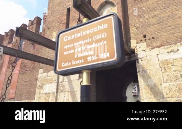 Verona, Italy 1 January 2025: Capturing the historic castelvecchio ...
