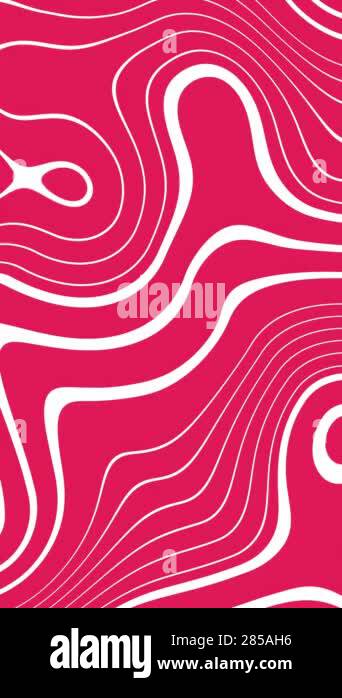 Curved seamless abstract loop background. Curved lines with white color ...