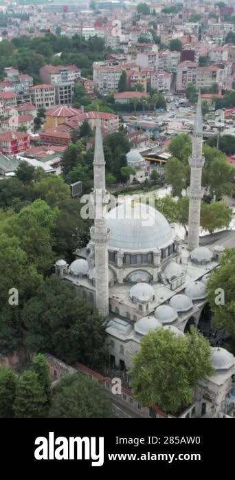 eyup sultan mosque, eyup sultan mosque and square aerial view Stock ...