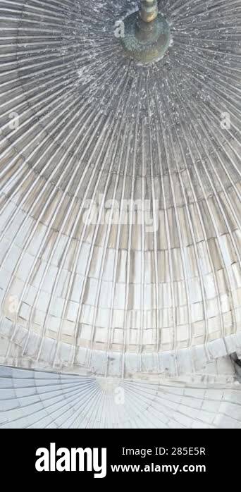 Sehzade Cami Mosque the ancient symbols in Istanbul, aerial shot with ...