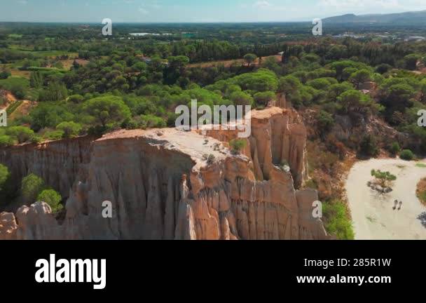 Les Orgues Ille sur Tet, geological site in Pyrenees Orientales ...