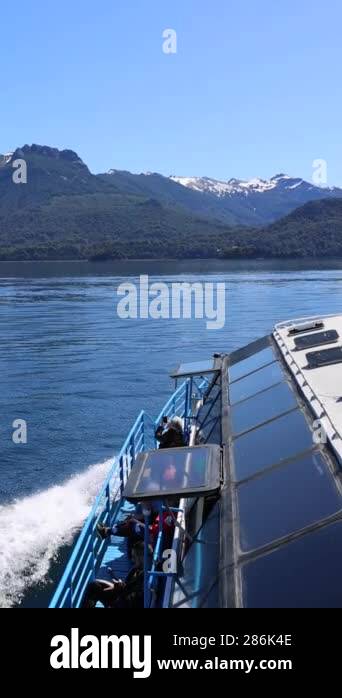 Patagonia, Bariloche Island Isla Victoria and Arrayanes forest scenic ...