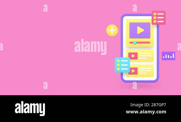 Content marketing video blog vlog channel planning analyzing smartphone ...