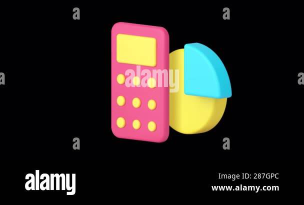 Business accounting data analyzing calculation banner copy space 3d ...