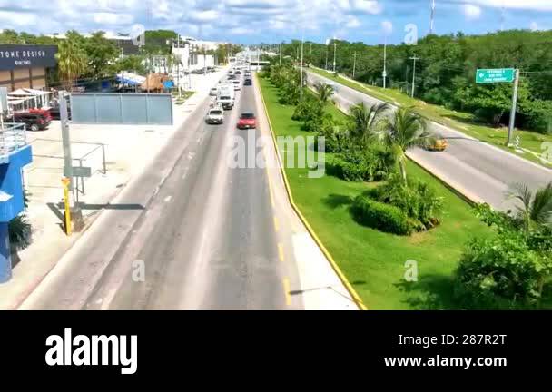 Playa del Carmen Quintana Roo Mexico 06. November 2024 Vehicles car ...