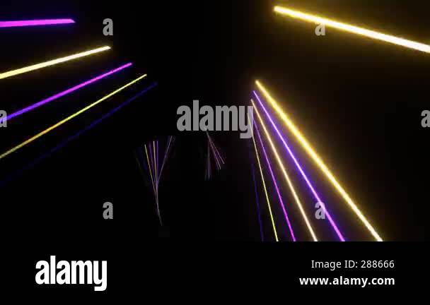 Exciting VJ loop on an abstract background with smooth flowing images ...