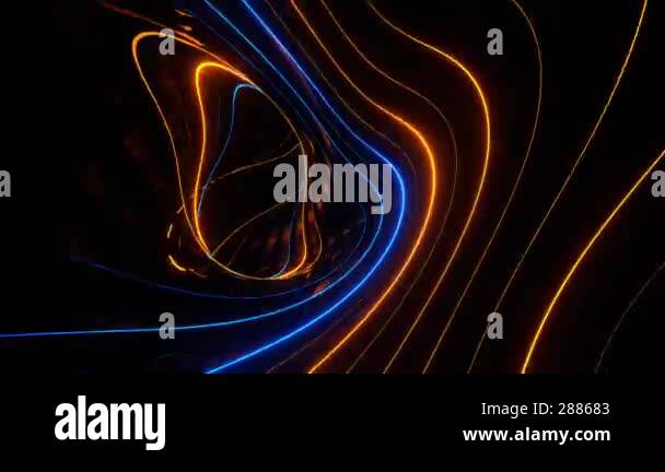 Exciting VJ loop on an abstract background with smooth flowing images ...
