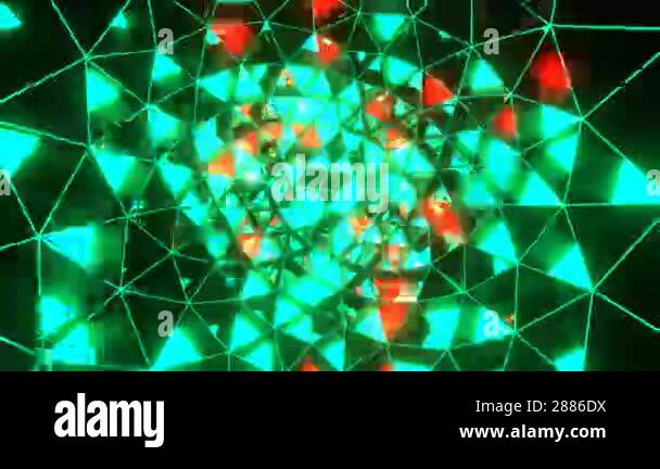 Exciting VJ loop on an abstract background with smooth flowing images ...