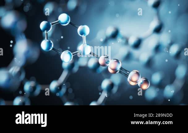 Transparent molecules background, 3d rendering Stock Video Footage - Alamy