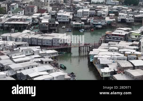 Sun Ki Bridge Scenic Landmark in Hong Kong, Dec 31, 2024 Stock Video ...