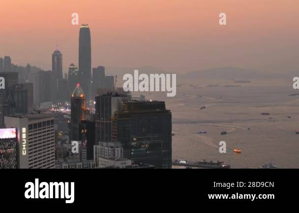 Aerial of Hong Kong, Asia World City, Jan 11, 2025 Stock Video Footage ...