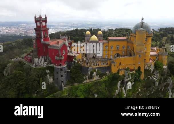 Pena Palace in Sintra, Portugal, displays Gothic, Renaissance, and ...