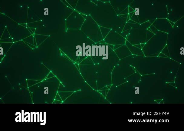 Plexus biological background, dots and lines, green technology, bioengineering, motion design ...
