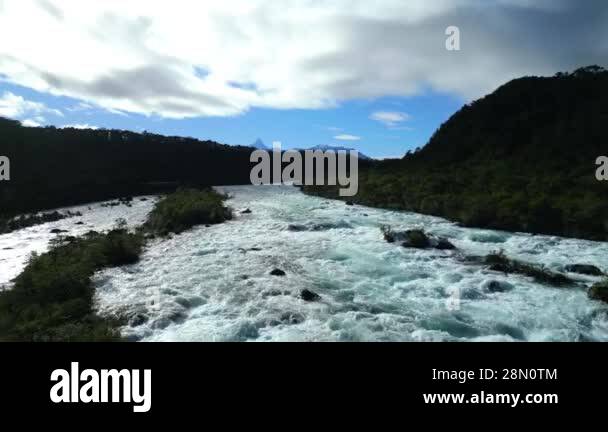 Discover the raw power of nature with this stunning aerial footage of a ...