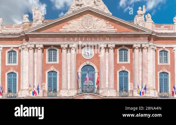 The Capitole de Toulouse timelapse showcases the historic city hall and ...