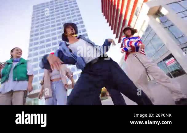 Exciting Breakdancing Scene Featuring Talented Performers Demonstrating ...