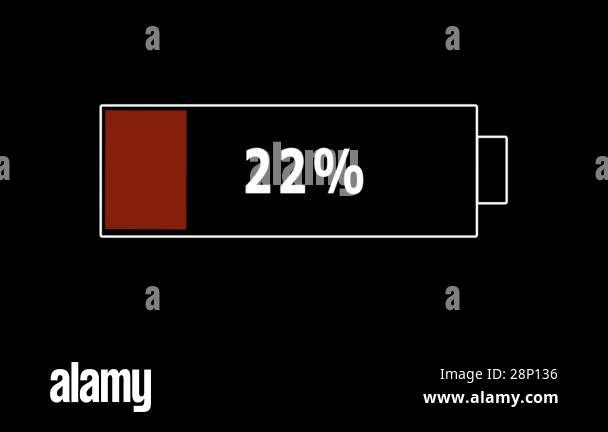Battery charging animation dashed green color, dash animated battery ...