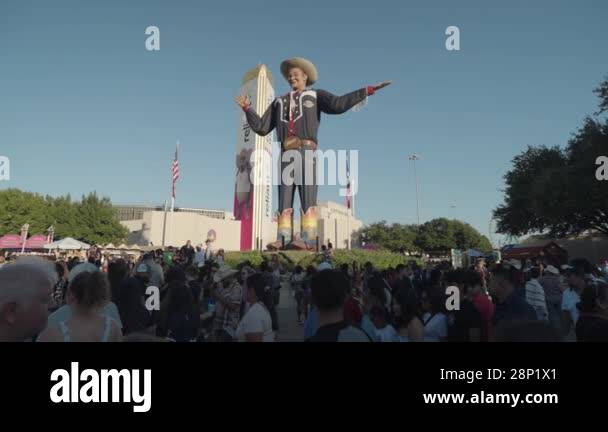 Dallas, Texas, USA - October 20, 2024: Big Tex, official greeter and ...