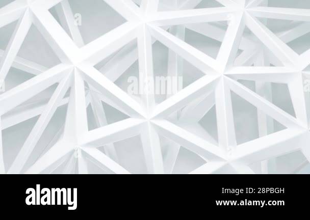 Abstract geometric pattern with white triangular shapes creating a ...