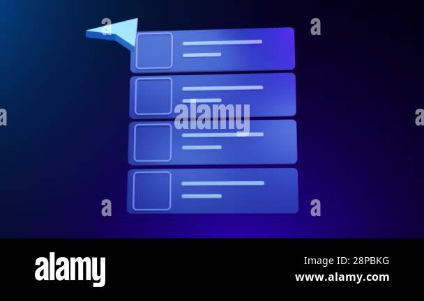 A digital interface showcasing a select checkbox with a glowing cursor icon, highlighting the ...