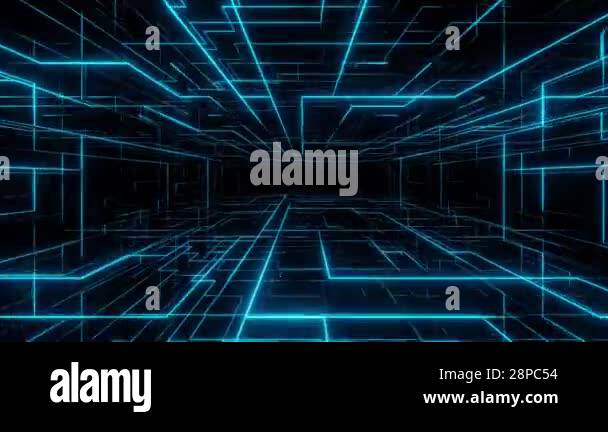 Abstract digital line futuristic background, line sweep light glowing ...