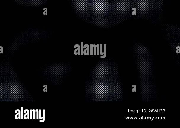 Abstract glowing white bright light pixel bulbs on black abstract ...