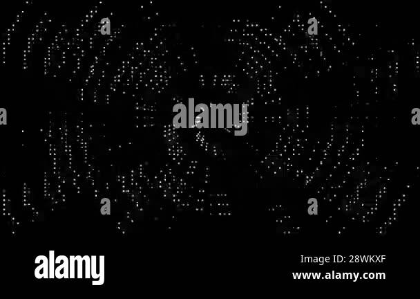 Computer dots matrix digital rain data information High Tech backdrop ...