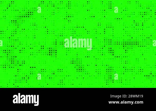 green screen halftone dotted texture motion loop background animation ...