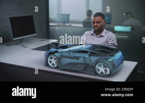 African American Automotive Engineer Uses Augmented Reality Hologram to ...
