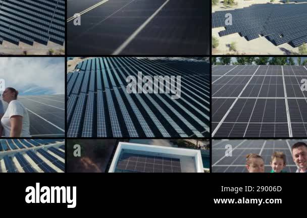 Concept of environmental sustainability through solar energy, climate ...