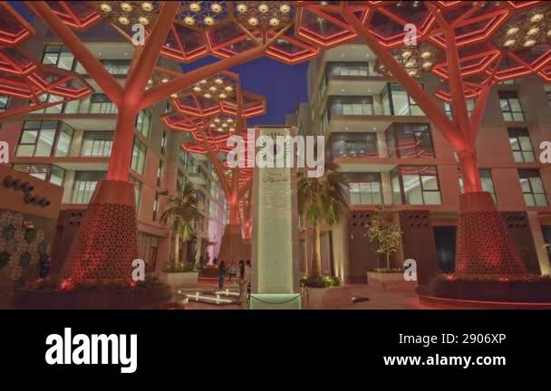 Crystal walkway in Gewan Island in the Peral. Qatar's longest ...