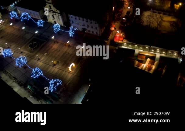 4K Aerial drone video of Gardos Tower in Zemun, Belgrade, Serbia on a ...