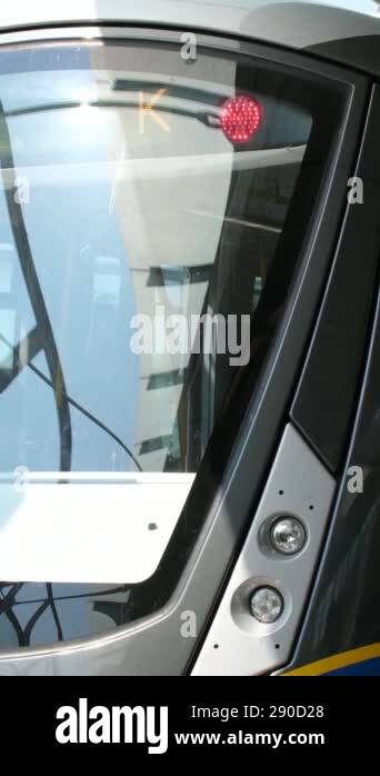 Vancouver Sky Train. The Skytrain elevated light rapid transit system ...