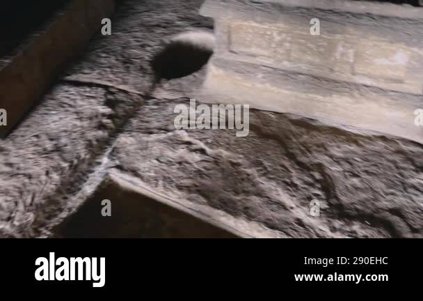 Garb gruha with Shivalinga at Ravna Phadi cave Aihole Badami Hampi ...