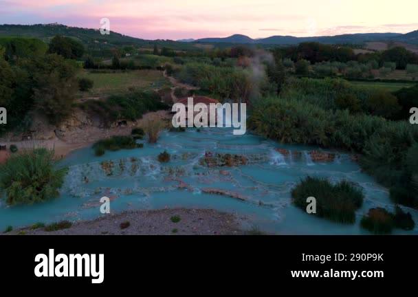 Explore the stunning landscape of Italy where thermal waters flow in ...