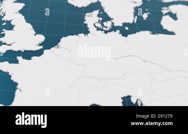 Political map germany borders Stock Videos & Footage - HD and 4K Video ...