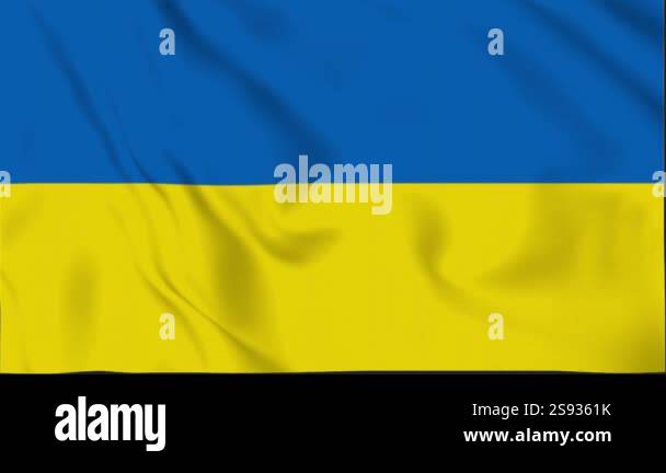 Ukraine Waving Flag, Ukraine Flag, Flag of Ukraine Waving Animation ...