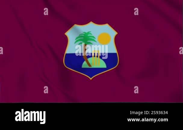 West Indies Waving Flag, West Indies Flag, Flag of West Indies Waving ...