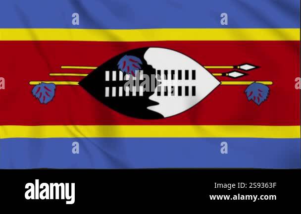Swaziland Waving Flag, Swaziland Flag, Flag of Swaziland Waving ...