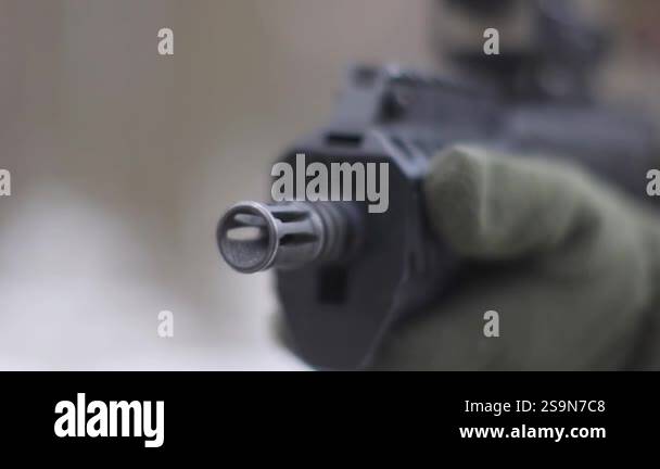 Muzzle of a machine gun Stock Videos & Footage - HD and 4K Video Clips ...