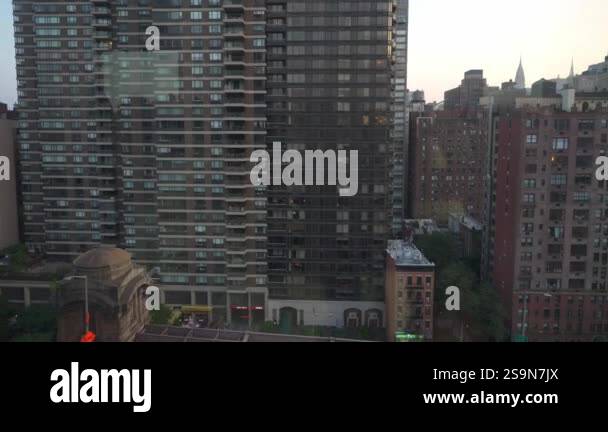 A dense cluster of high-rise residential buildings showcases New York ...