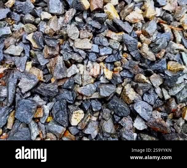 A collection of pebbles of various sizes and shapes. These stones are ...