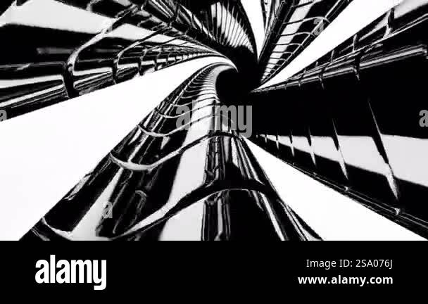 A striking and captivating architectural design that spirals inward ...