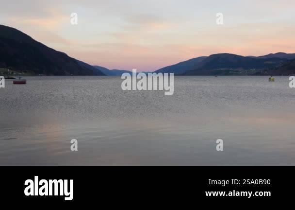 Stunning panoramic view of Nordfjord, Norway, featuring majestic ...