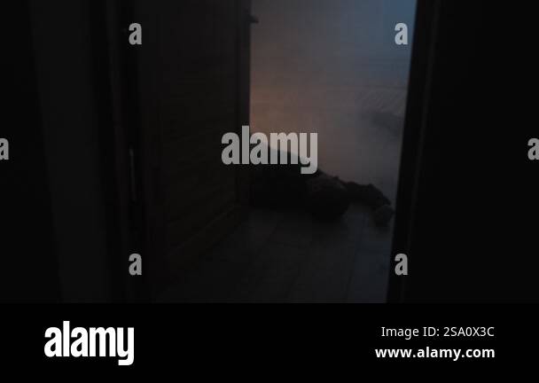 Man lies unconscious, overcome by smoke inhalation during a house fire ...