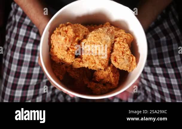 Crispy spiced fried chicken Stock Videos & Footage - HD and 4K Video ...