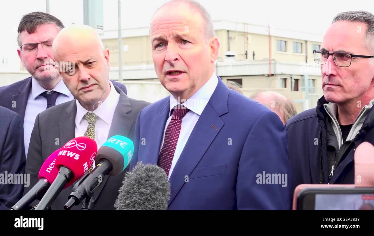 Taoiseach press conference following visit to areas worst hit by Storm ...
