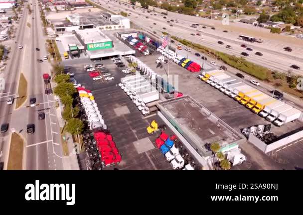 Miami, FL, USA - January 20, 2025: Hgreg dealership Miami Florida Stock ...