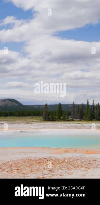 Discover the stunning geothermal features of Yellowstone, with vibrant ...